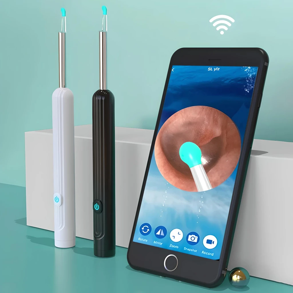 Smart Visual Ear Otoscope Endoscope Wax Removal Tool - HUS Enterprises LLC